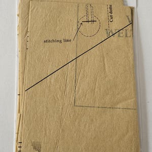 Pattern - Junk Jeans Designer Vests Pattern, Physical Pattern - Etsy