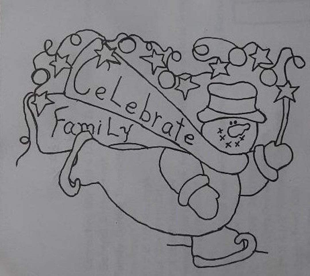 Celebrate Family Quilt Block Pattern the Family Reunion Block - Etsy