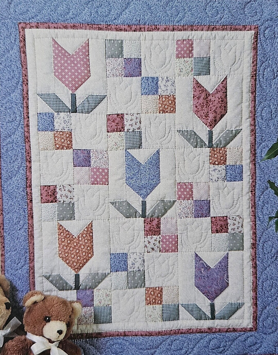 Pattern - Field of Flowers Quilt/wall Hanging Pattern, Physical Pattern ...