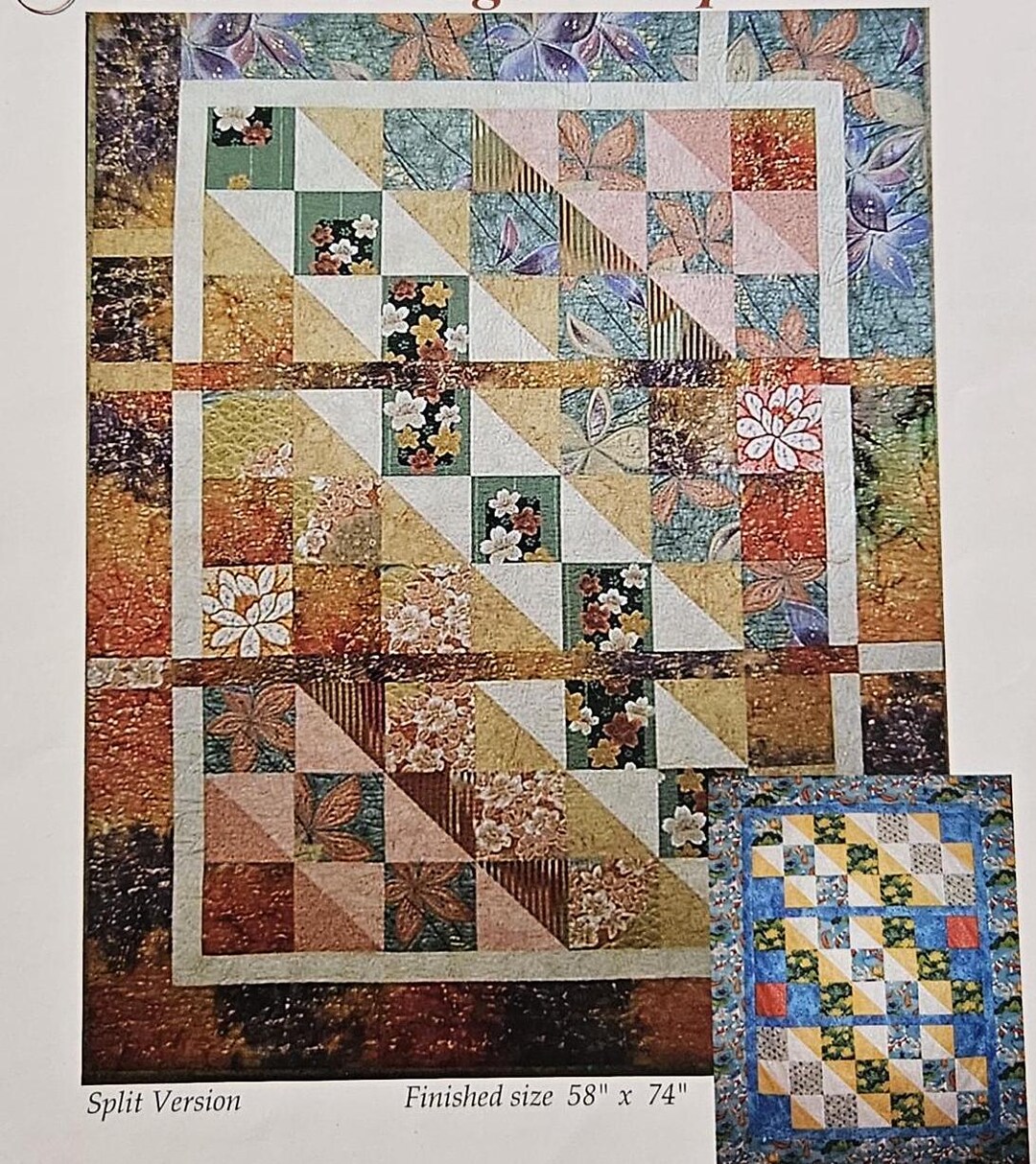 Pattern - Triple Play Quilt Pattern, Physical Pattern - Etsy