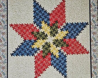 Twisted Star Quilt Pattern - Etsy