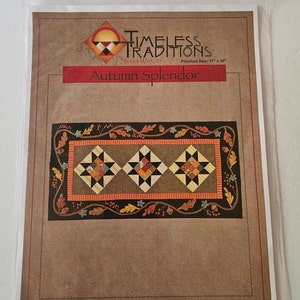 Pattern Autumn Splendor Table Topper Pattern, Physical Pattern - Etsy