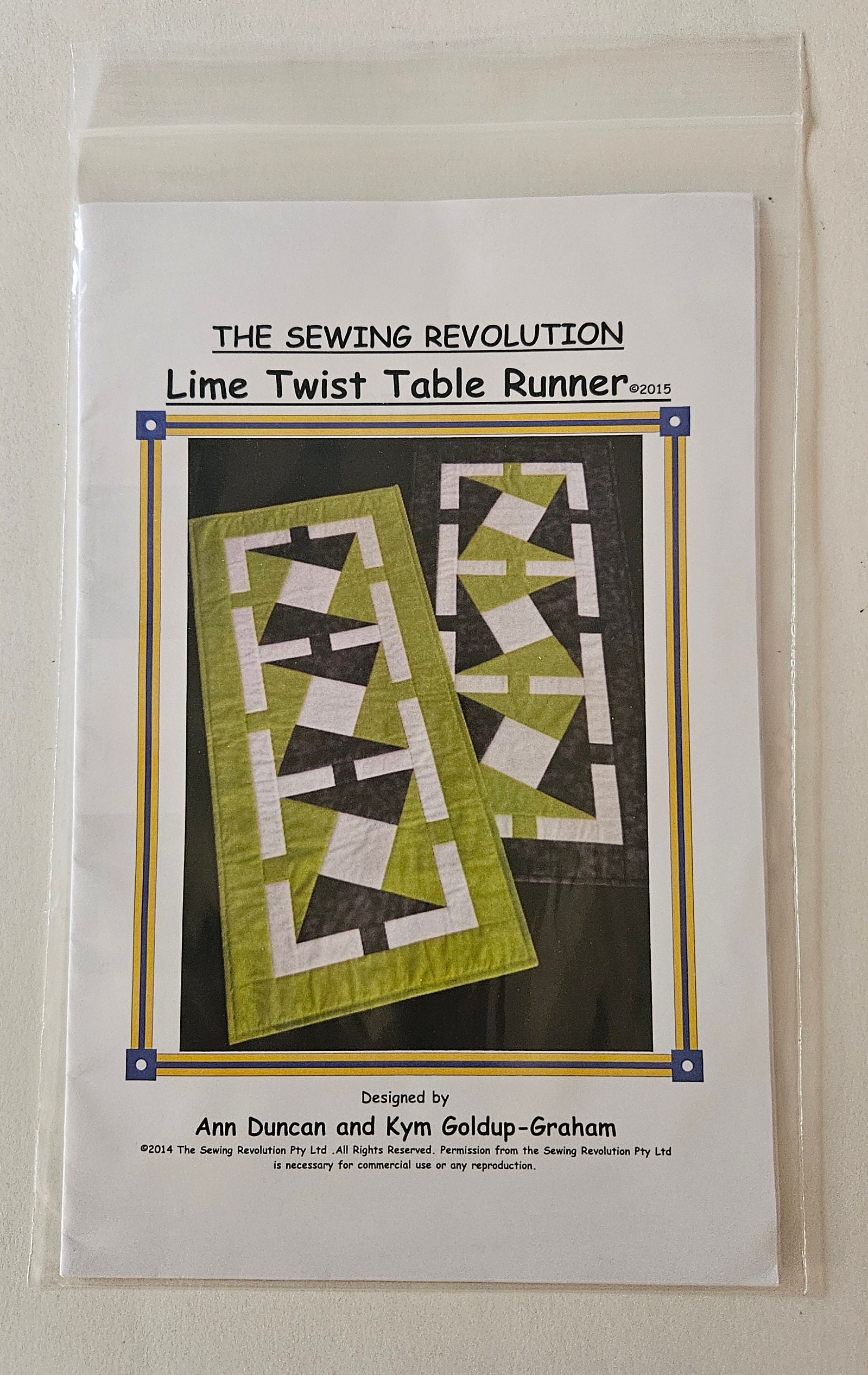 Pattern - Lime Twist Table Runner Pattern, Physical Pattern - Etsy