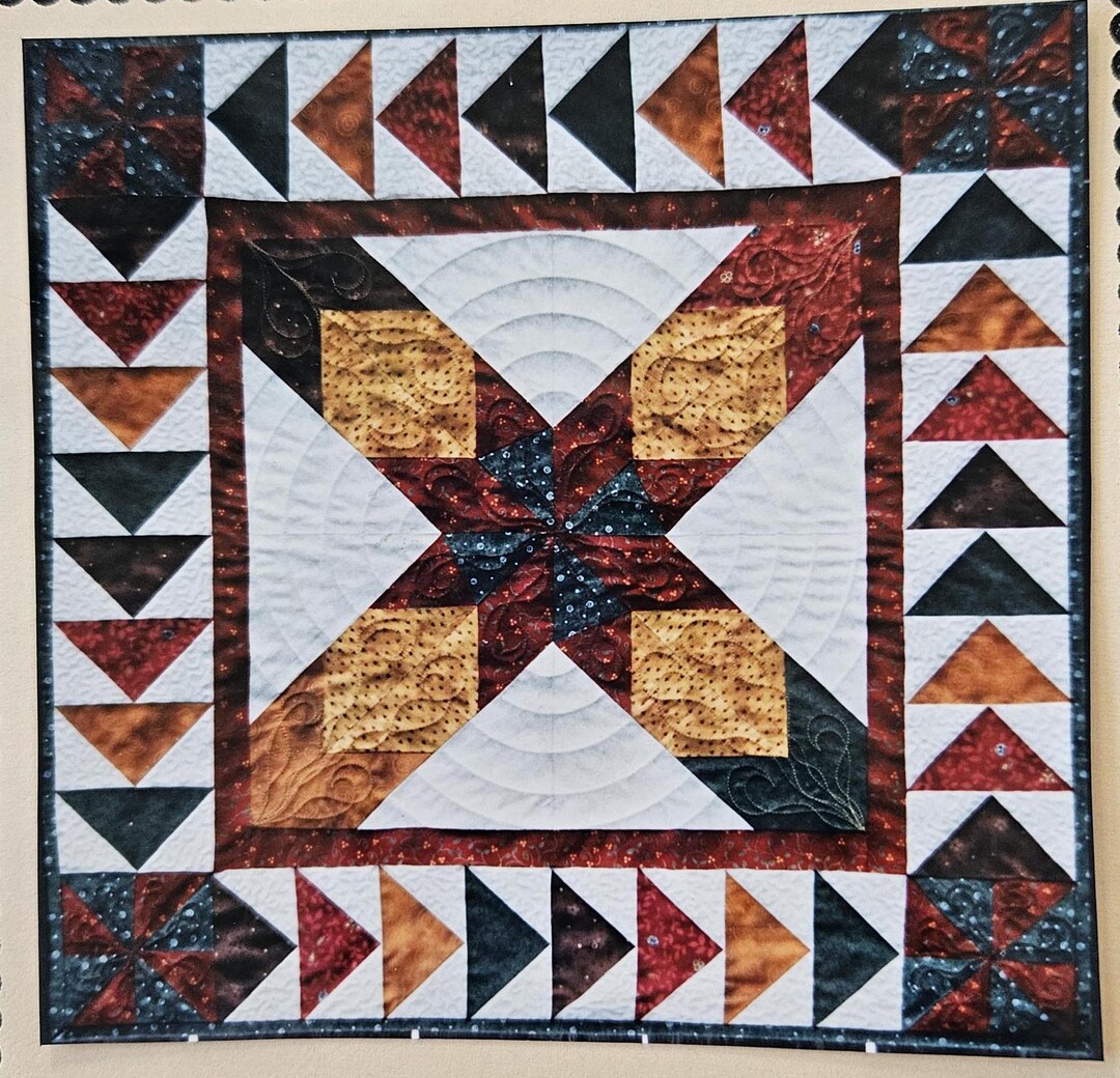 Pattern - Blocks in Motion Quilt/wall Hanging Pattern, Physical Pattern ...