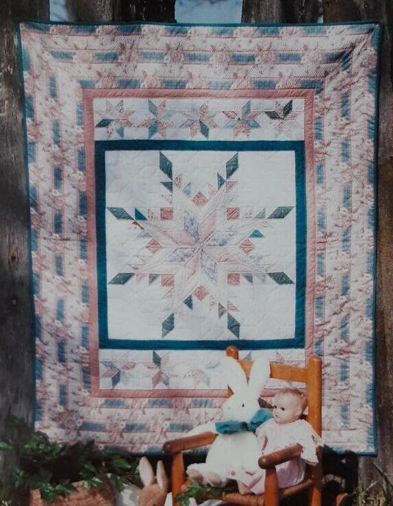 Feathered Star Quilt Pattern, Martha's Quilt Pattern, Physical Pattern ...