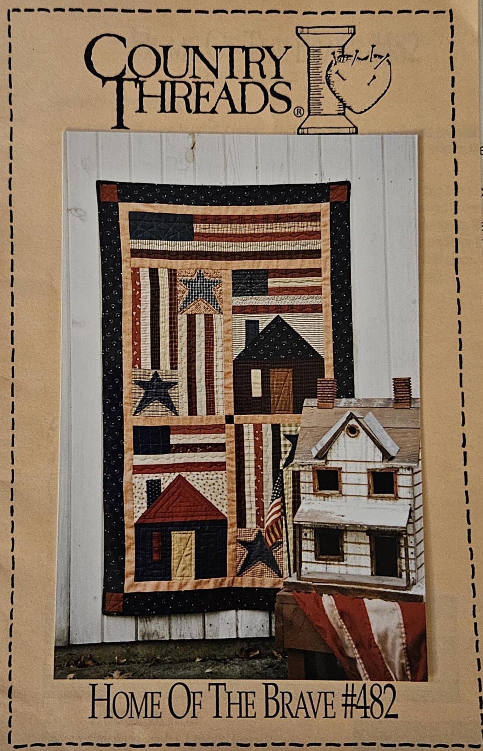 Pattern - Home of the Brave Quilt Pattern, Physical Pattern - Etsy