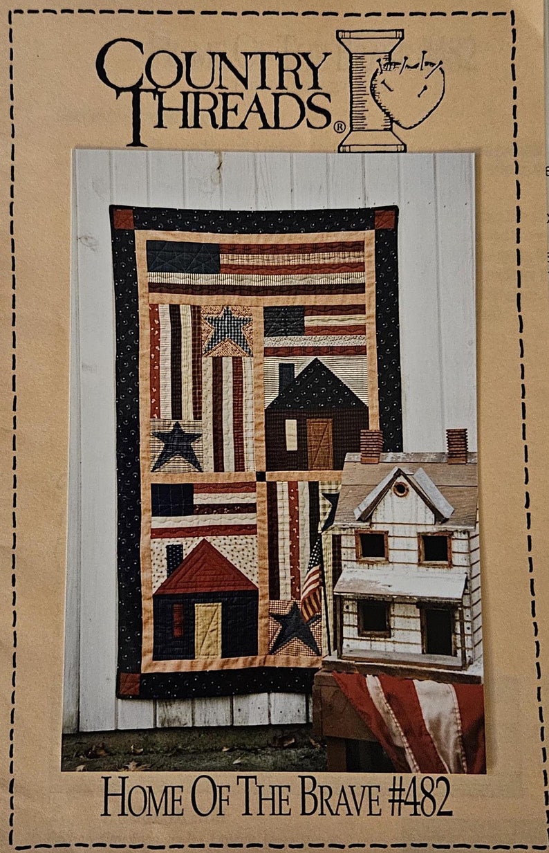 Pattern - Home of the Brave Quilt Pattern, Physical Pattern - Etsy