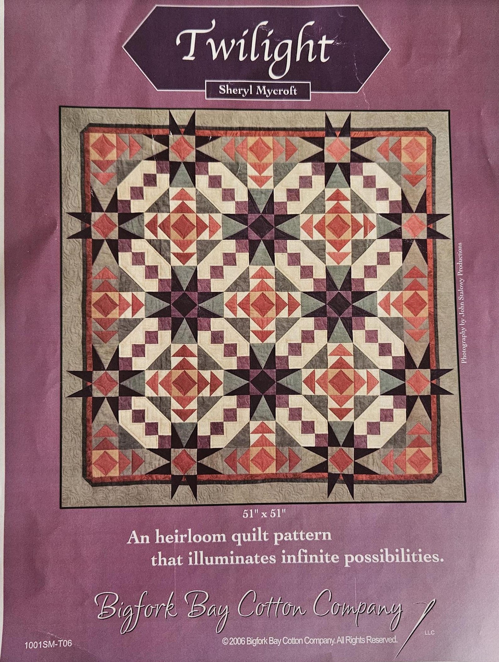 Pattern Twilight Quilt Pattern, Physical Pattern - Etsy