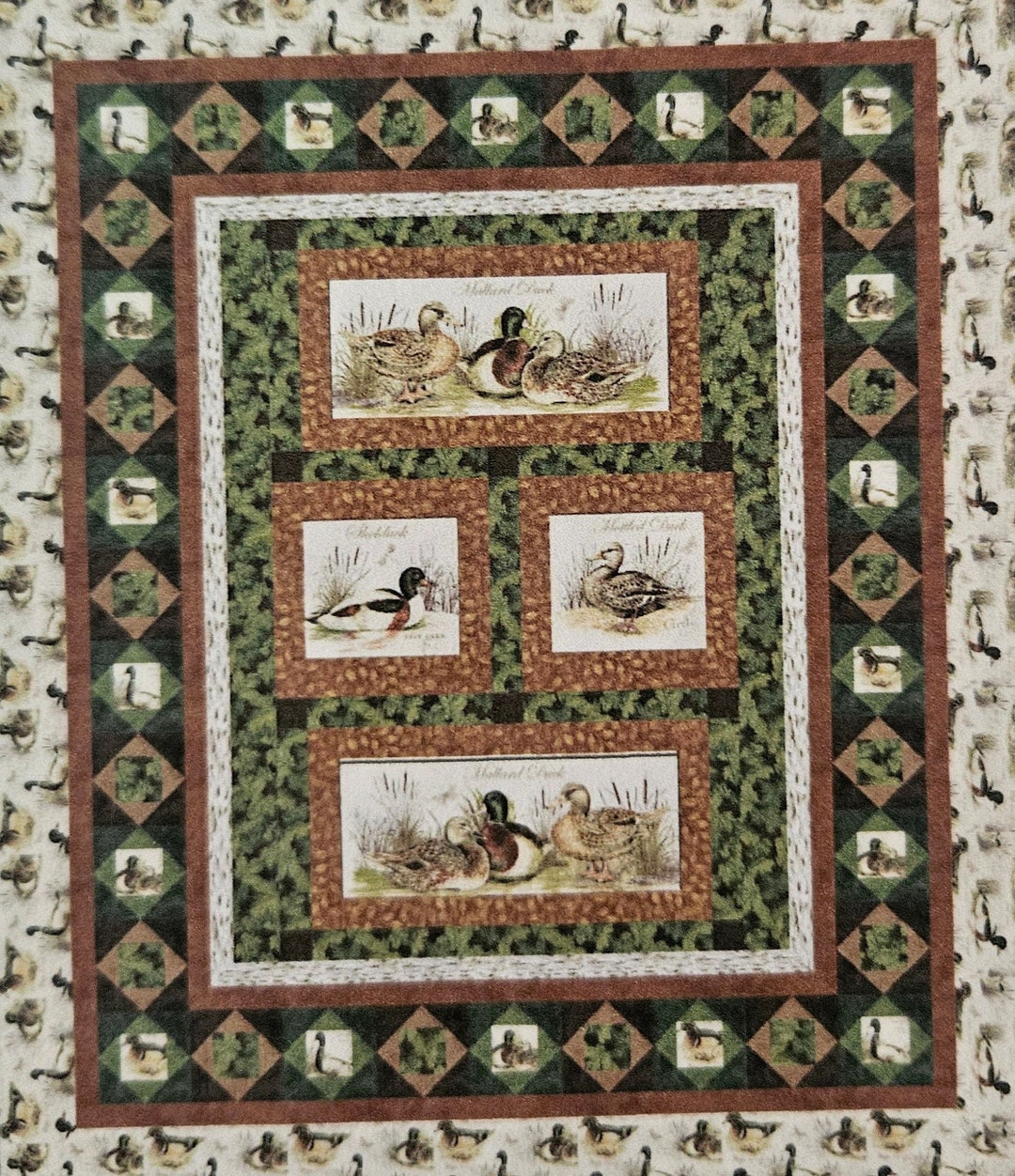 Pattern Duck Hunt Quilt Pattern, Physical Pattern - Etsy