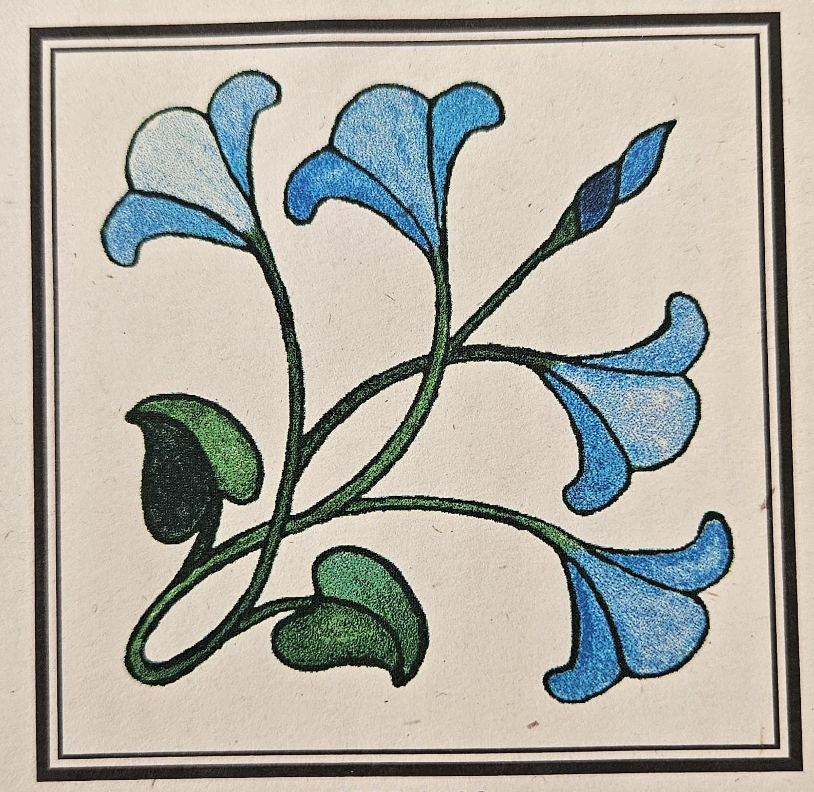 Pattern - Morning Glory Quilt Block Pattern, Physical Pattern - Etsy