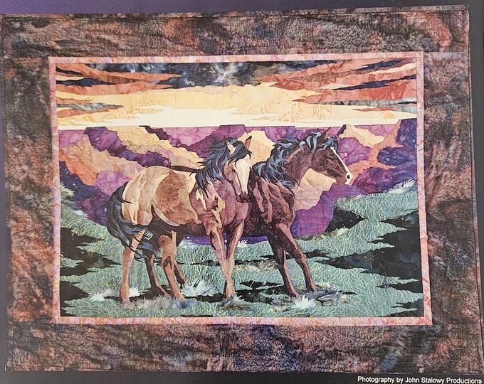 Pattern - Wild Horse Canyon Quilt Pattern, Physical Pattern - Etsy
