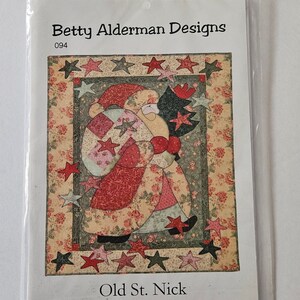 Pattern Old St. Nick Quilt Pattern, Physical Pattern - Etsy