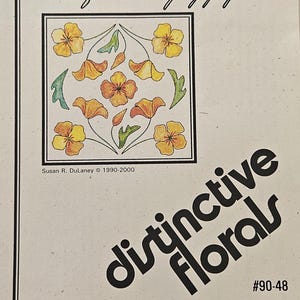 Pattern - California Poppy Quilt Block Pattern, Physical Pattern - Etsy