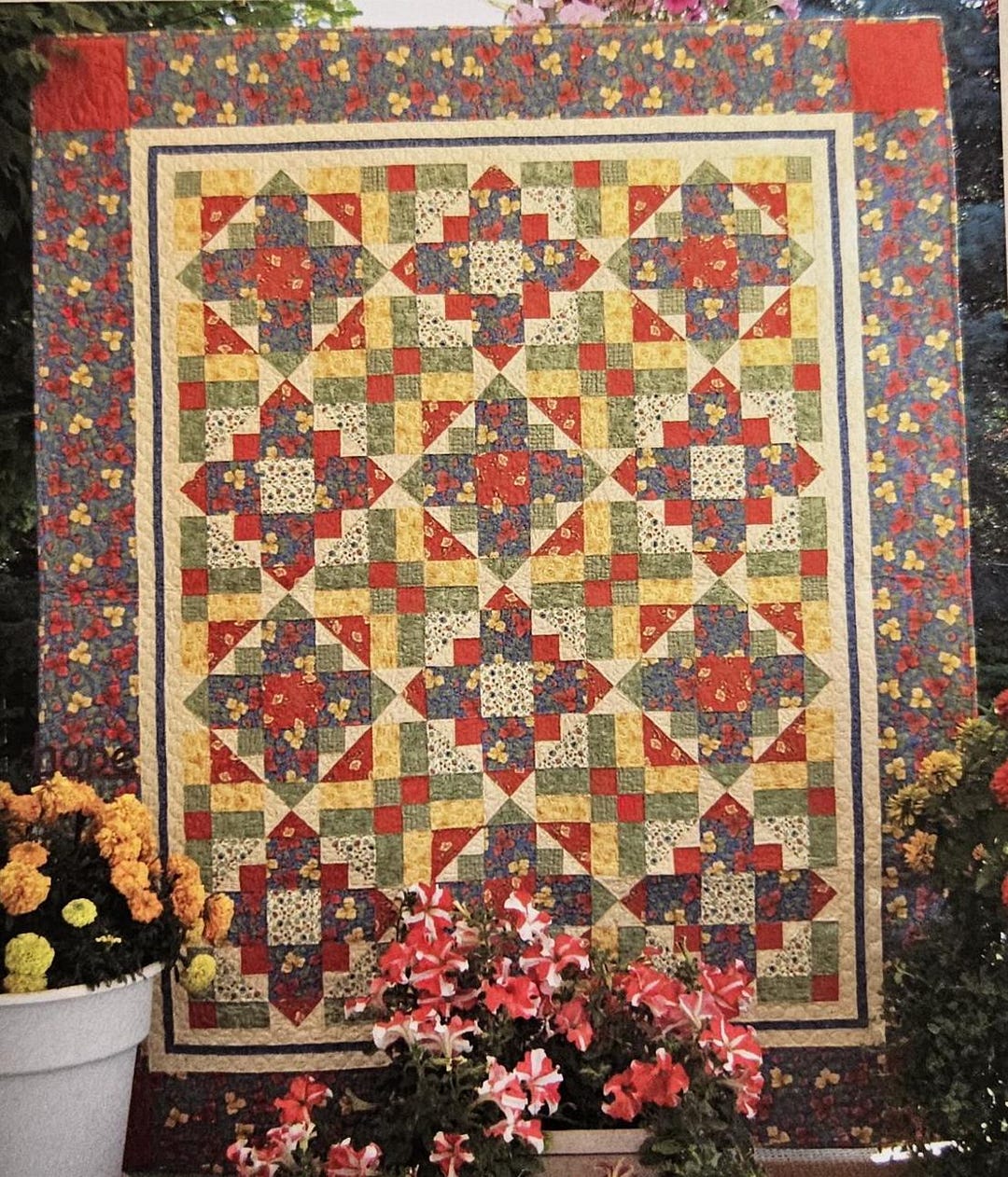 Pattern - Country Crossing Quilt Pattern, Physical Pattern - Etsy