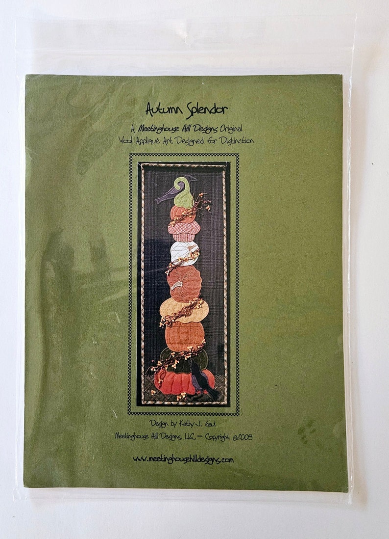 Pattern - Autumn Splendor Pattern, Quilt/wall Hanging Pattern, Physical ...