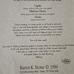 Pattern - Prickle Fish Quilt Pattern, Physical Pattern - Etsy