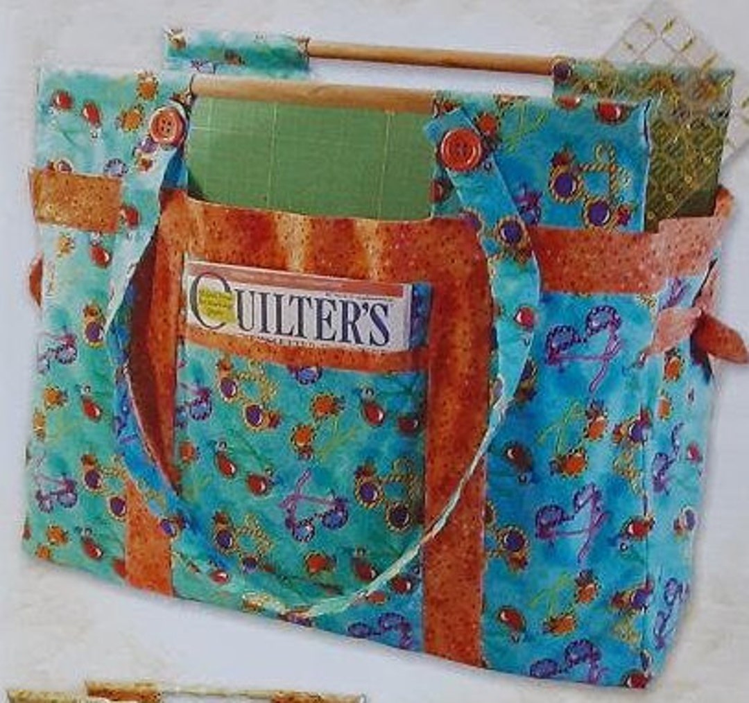 A Great Big Bag Pattern, Quilters Bag Pattern, Physical Pattern - Etsy