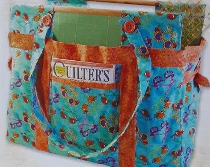 A Great Big Bag Pattern, Quilters Bag Pattern, Physical Pattern - Etsy