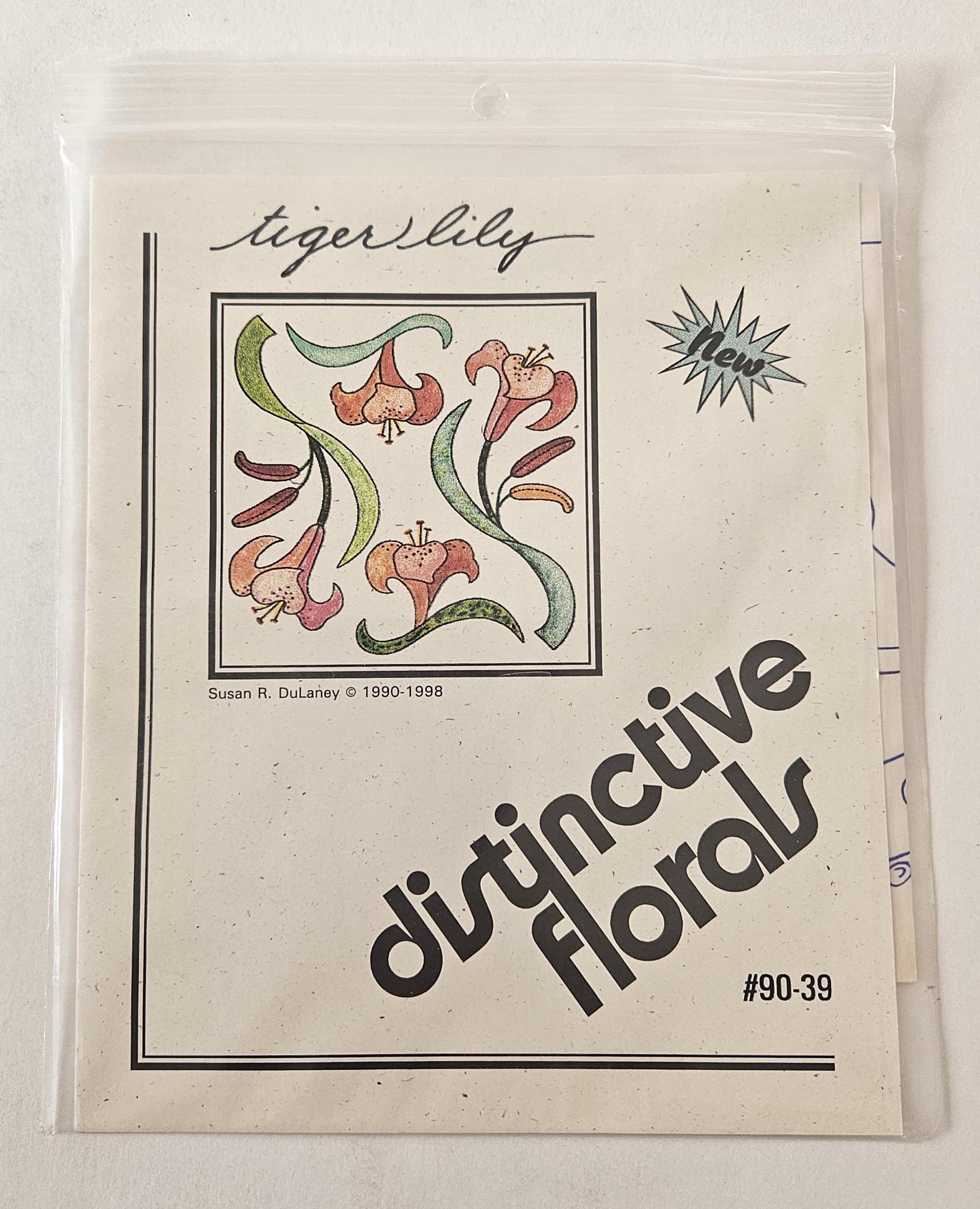 Pattern - Tiger Lily Quilt Block Pattern, Physical Pattern - Etsy