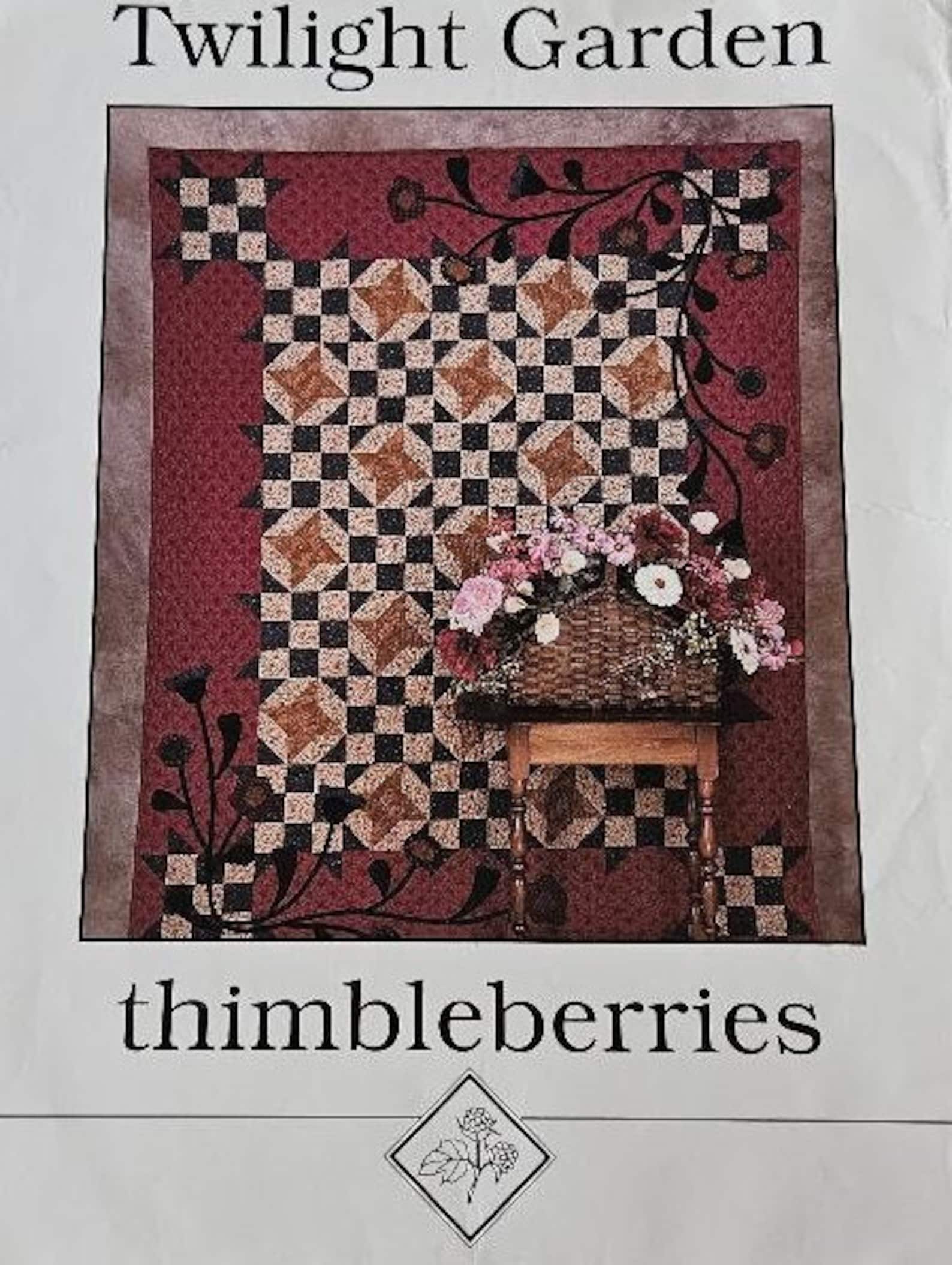 Pattern Twilight Garden Quilt Pattern, Thimbleberries Pattern, Physical ...