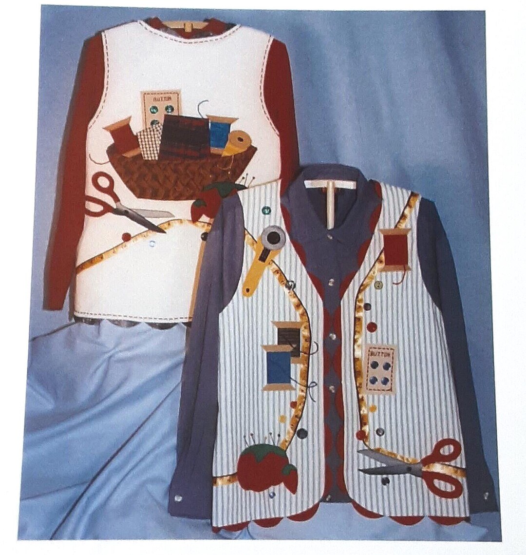 Pattern - Sew Much Fun! Vest Pattern, Physical Pattern - Etsy