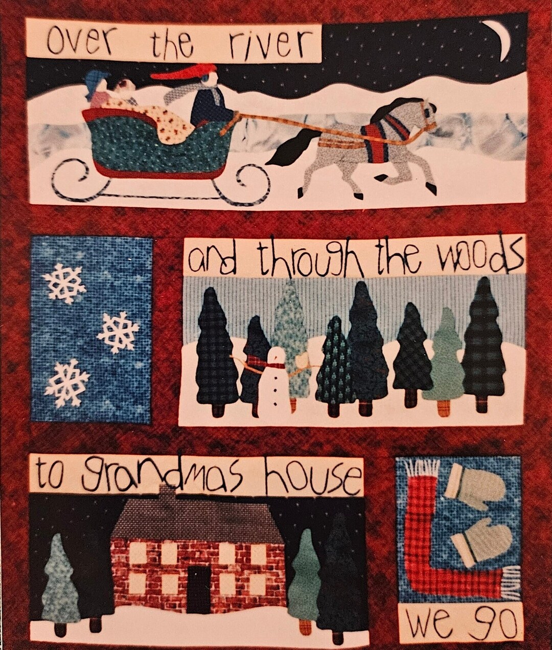 Pattern Over the River Quilt Pattern, Physical Pattern - Etsy