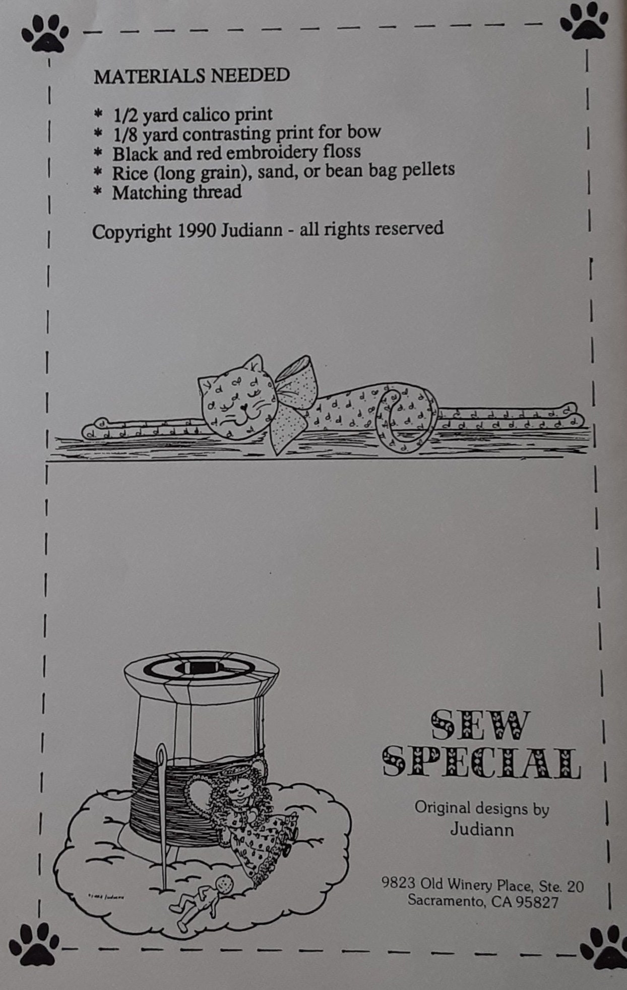 Hang Around Kitty Draft Dodger Pattern - Etsy