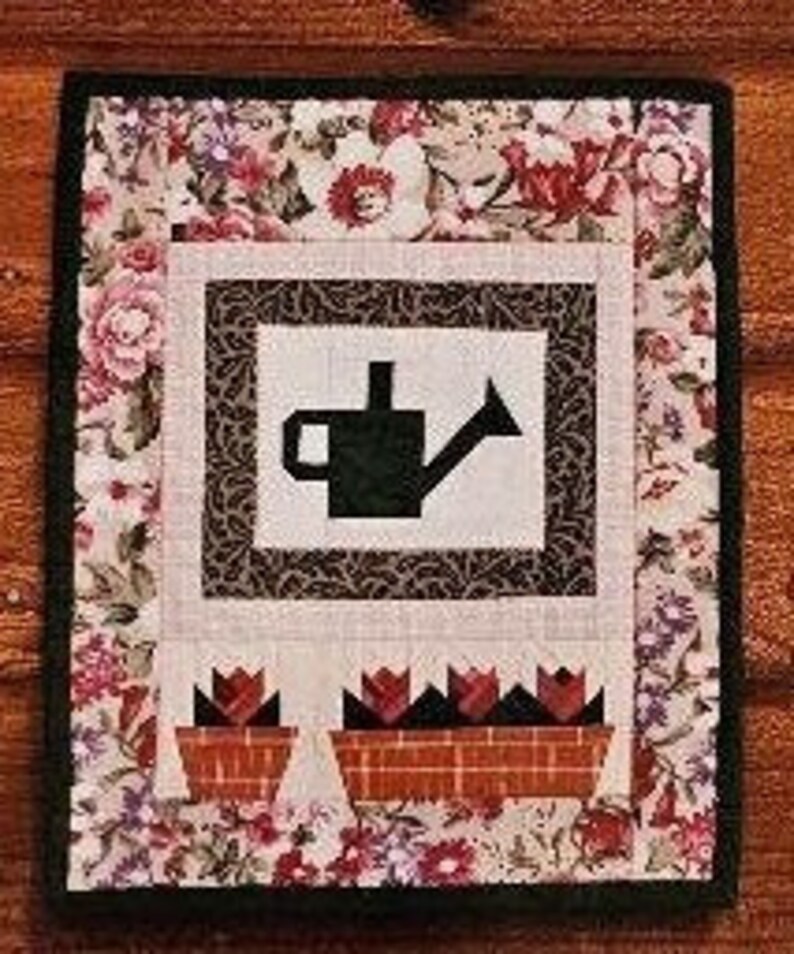 Pattern Watering Can Quilt Pattern, Physical Pattern - Etsy