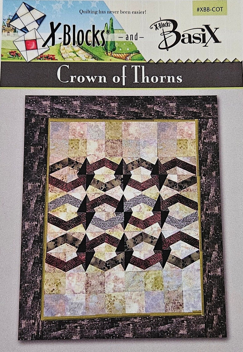 Pattern Crown of Thorns Quilt Pattern, Physical Pattern - Etsy