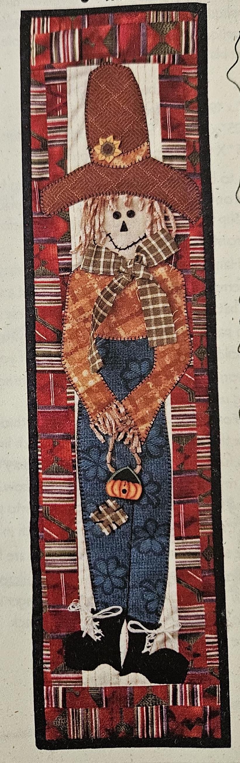 Kit - Scarecrow Wall Hanging Kit, Pattern and Fabric Kit - Etsy