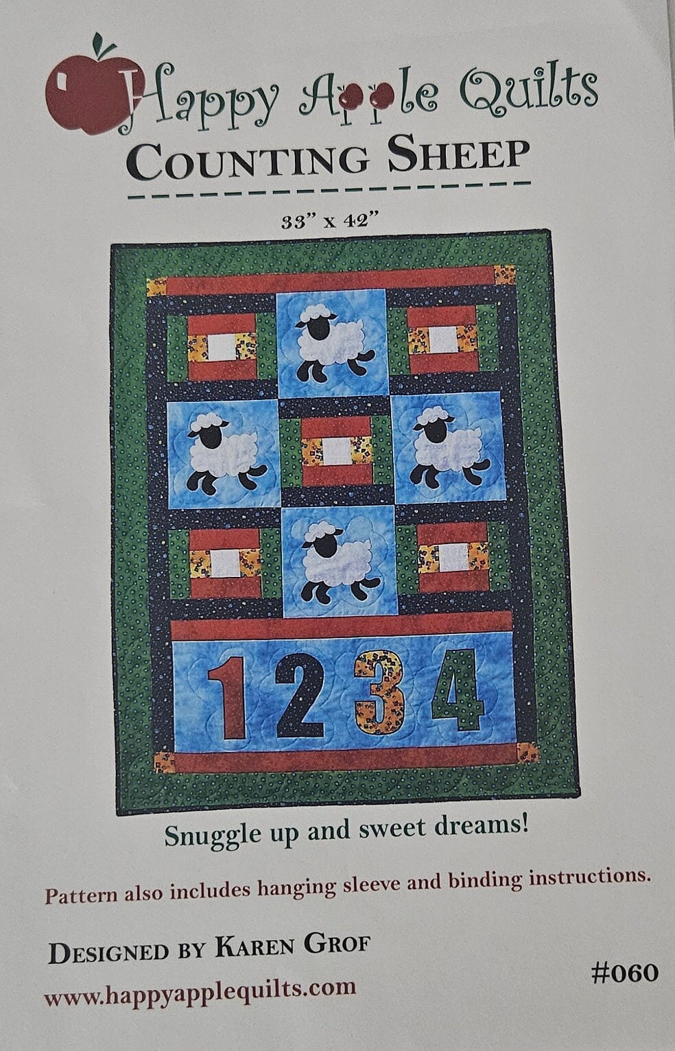 Pattern - Counting Sheep Quilt Pattern, Physical Pattern - Etsy