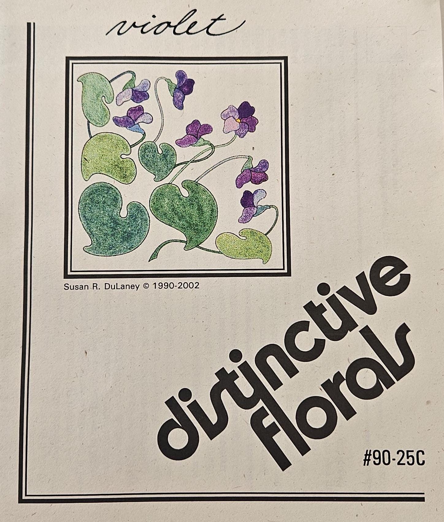 Pattern - Violet Quilt Block Pattern, Physical Pattern - Etsy