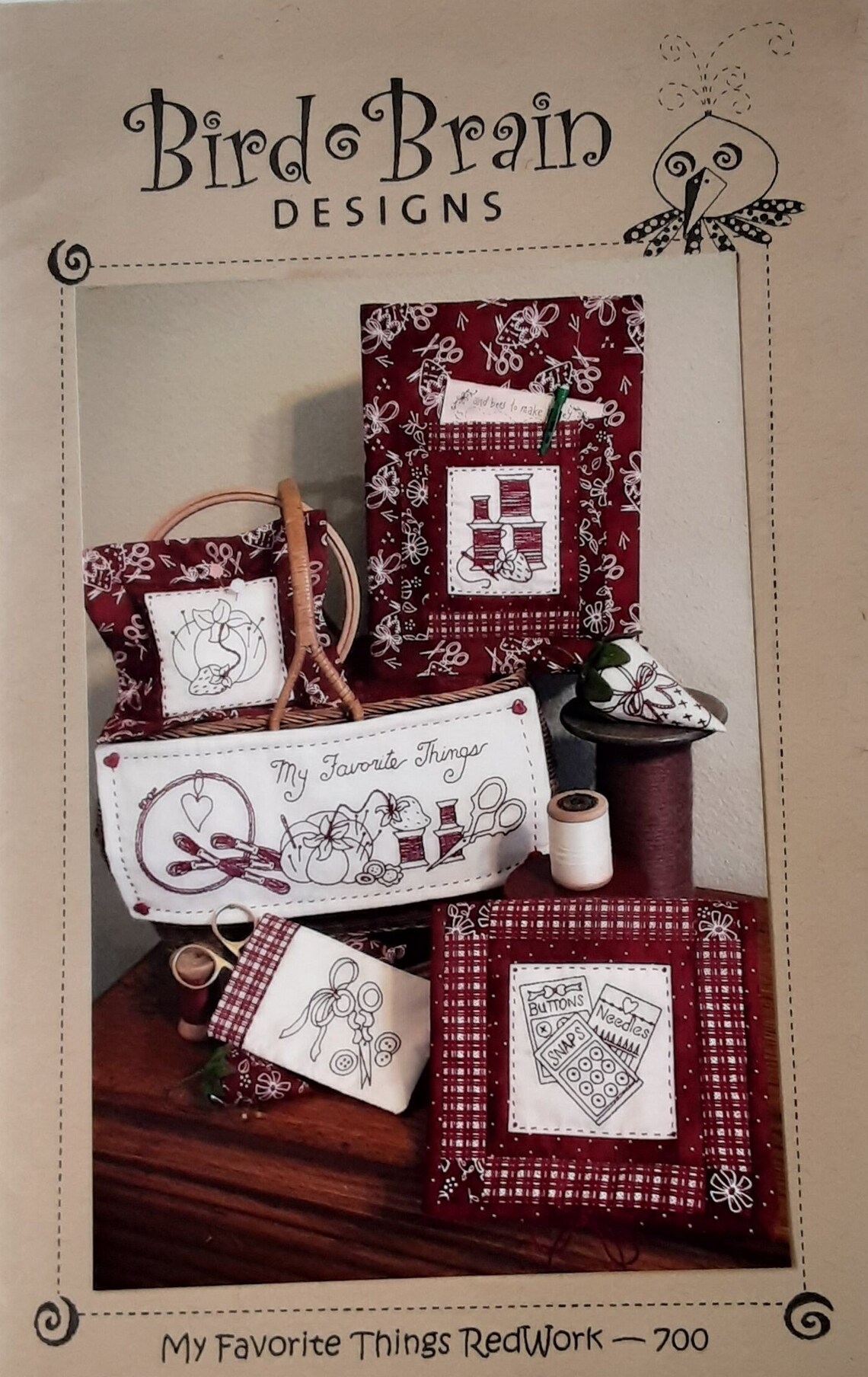 Pattern - My Favorite Things Pattern, Banner/ Pillow,/needle Fold ...