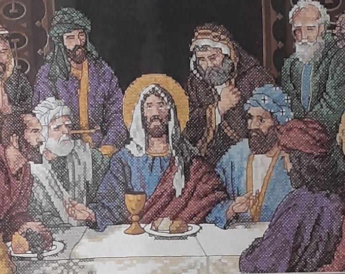 The Last Supper Cross Stitch Kit, Dimensions 3206 - Etsy