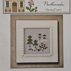 Pattern - Frosty Forest Needlepoint Patterns, Country Cottage ...