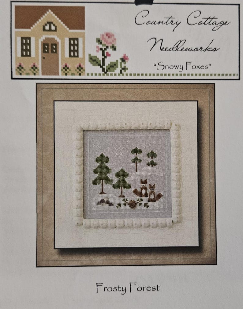 Pattern - Frosty Forest Needlepoint Patterns, Country Cottage ...