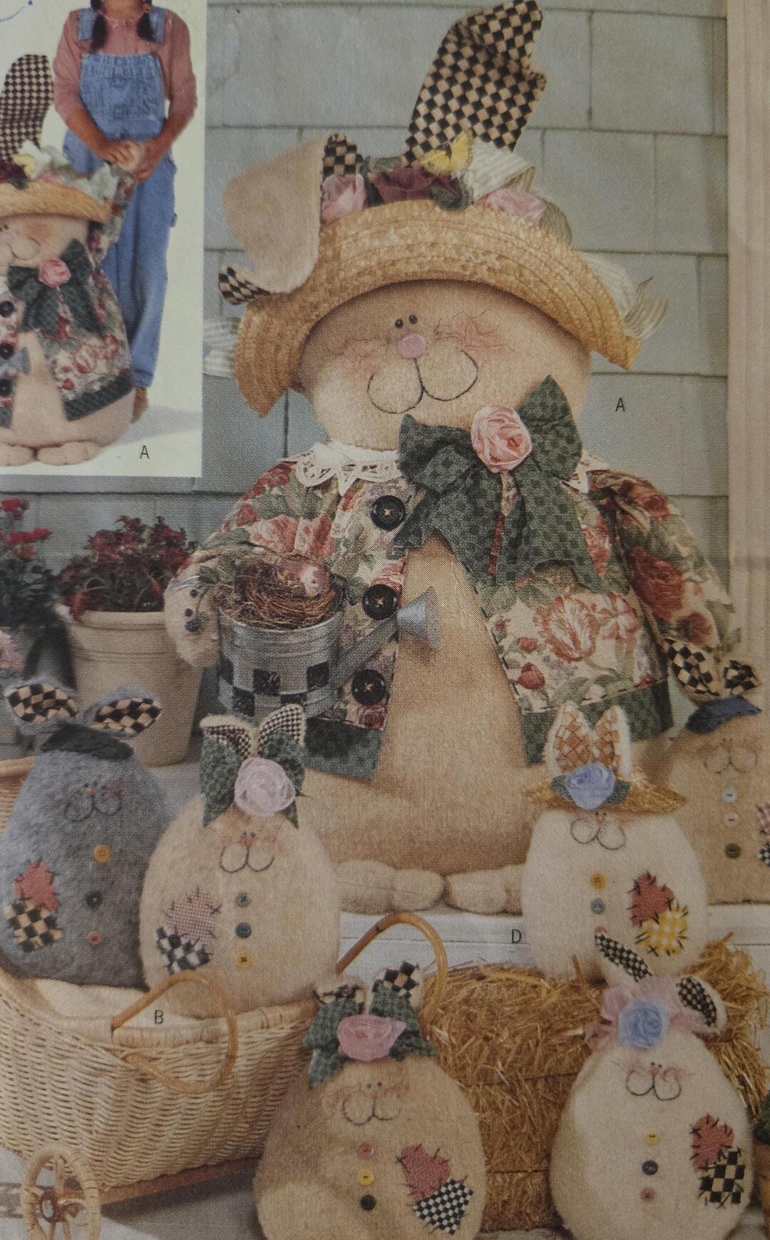 Pattern - Luv 'N Stuff Bunny Pattern, Physical Pattern - Etsy