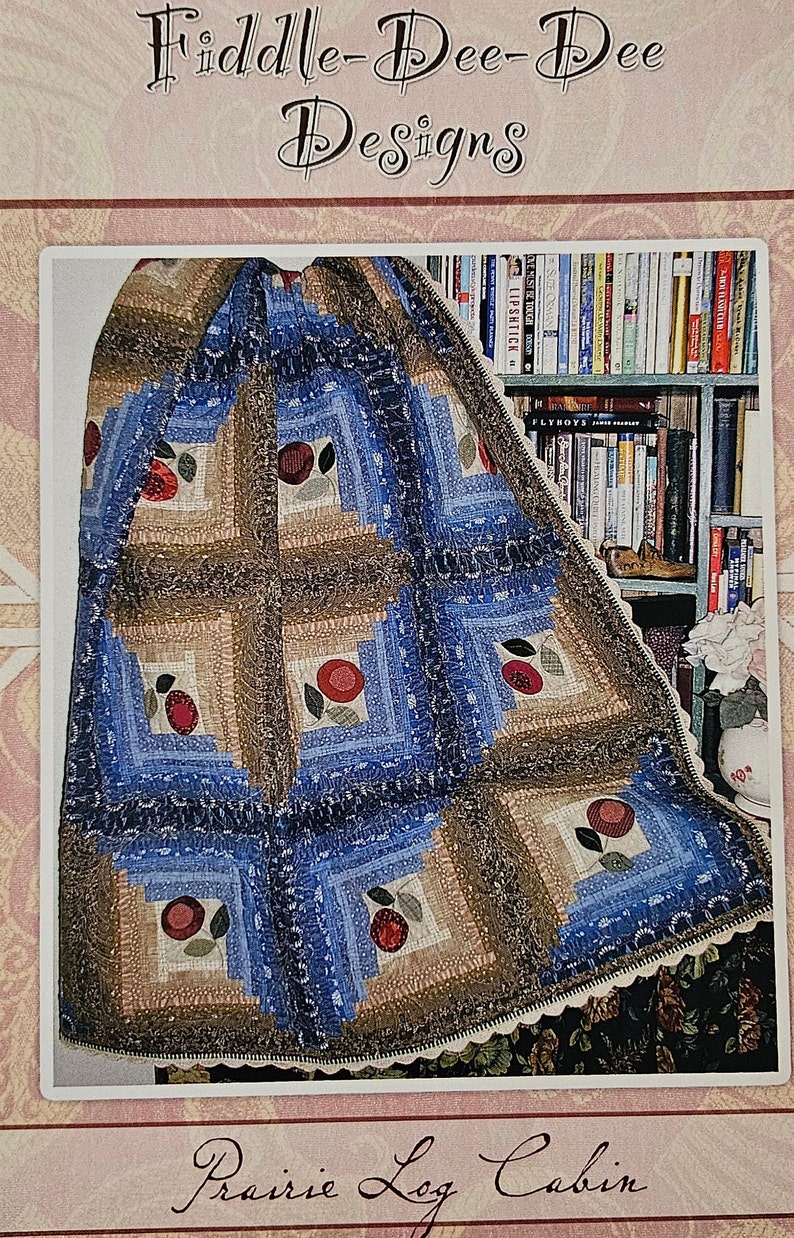 Pattern - Prairie Log Cabin Quilt Pattern, Physical Pattern - Etsy