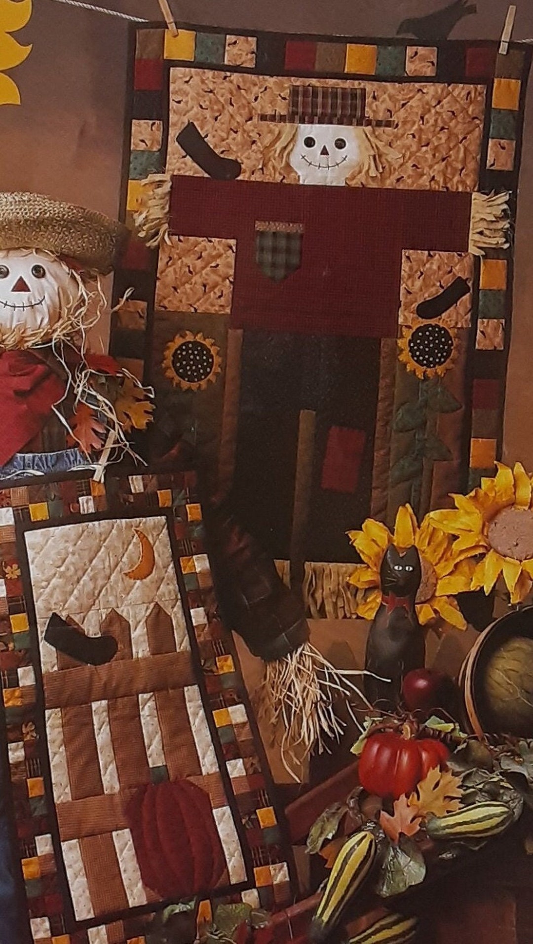Pattern - Harvest Scarecrow Quilt Pattern, Physical Pattern - Etsy