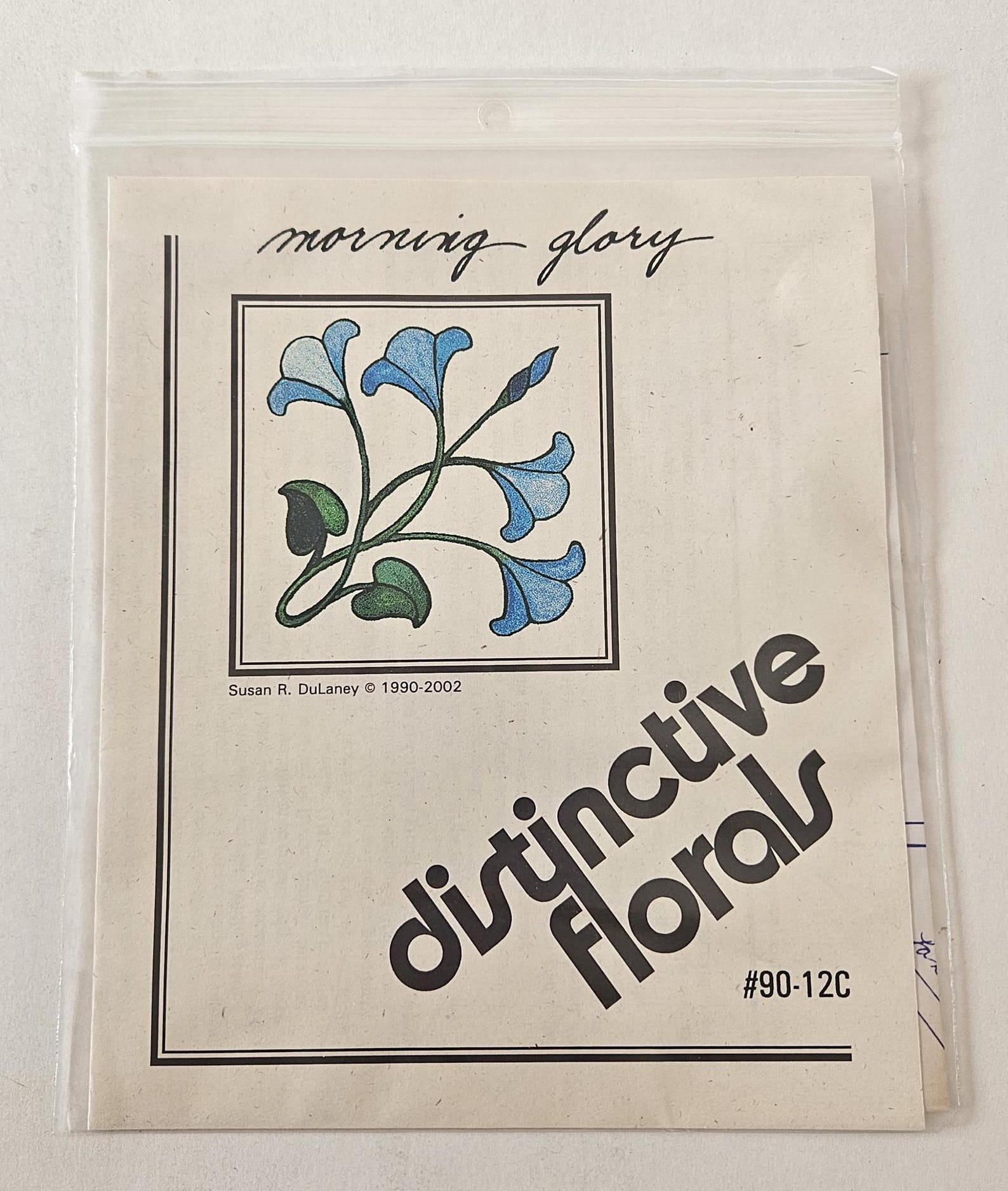 Pattern - Morning Glory Quilt Block Pattern, Physical Pattern - Etsy