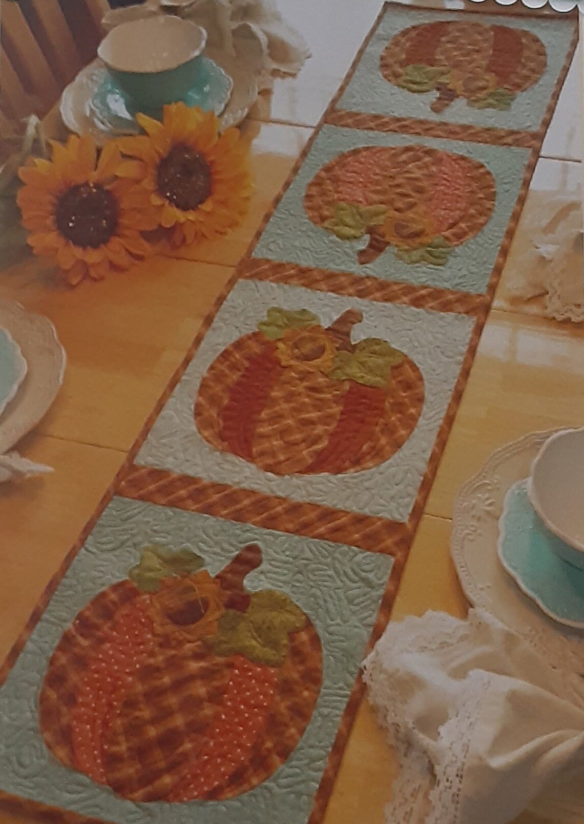Pattern - October Table Runner Pattern, Physical Pattern - Etsy