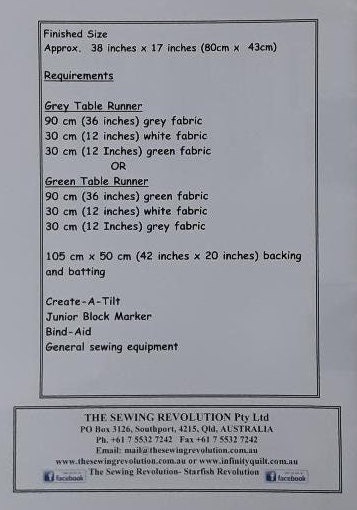 Pattern Lime Twist Table Runner Pattern, Physical Pattern - Etsy