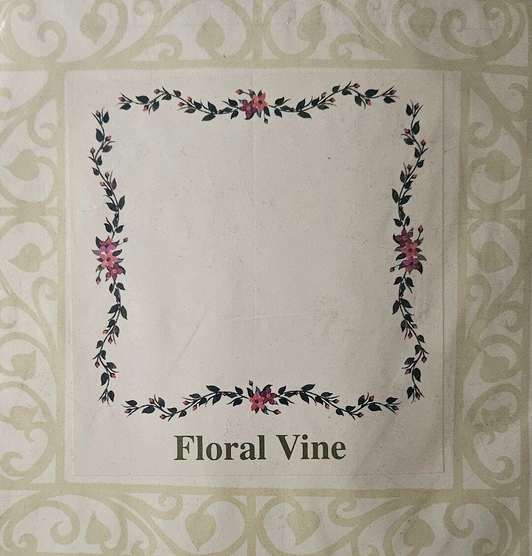 Kit - Floral Vine Border Quilt Kit, Baltimore Album Block 13 Complete ...