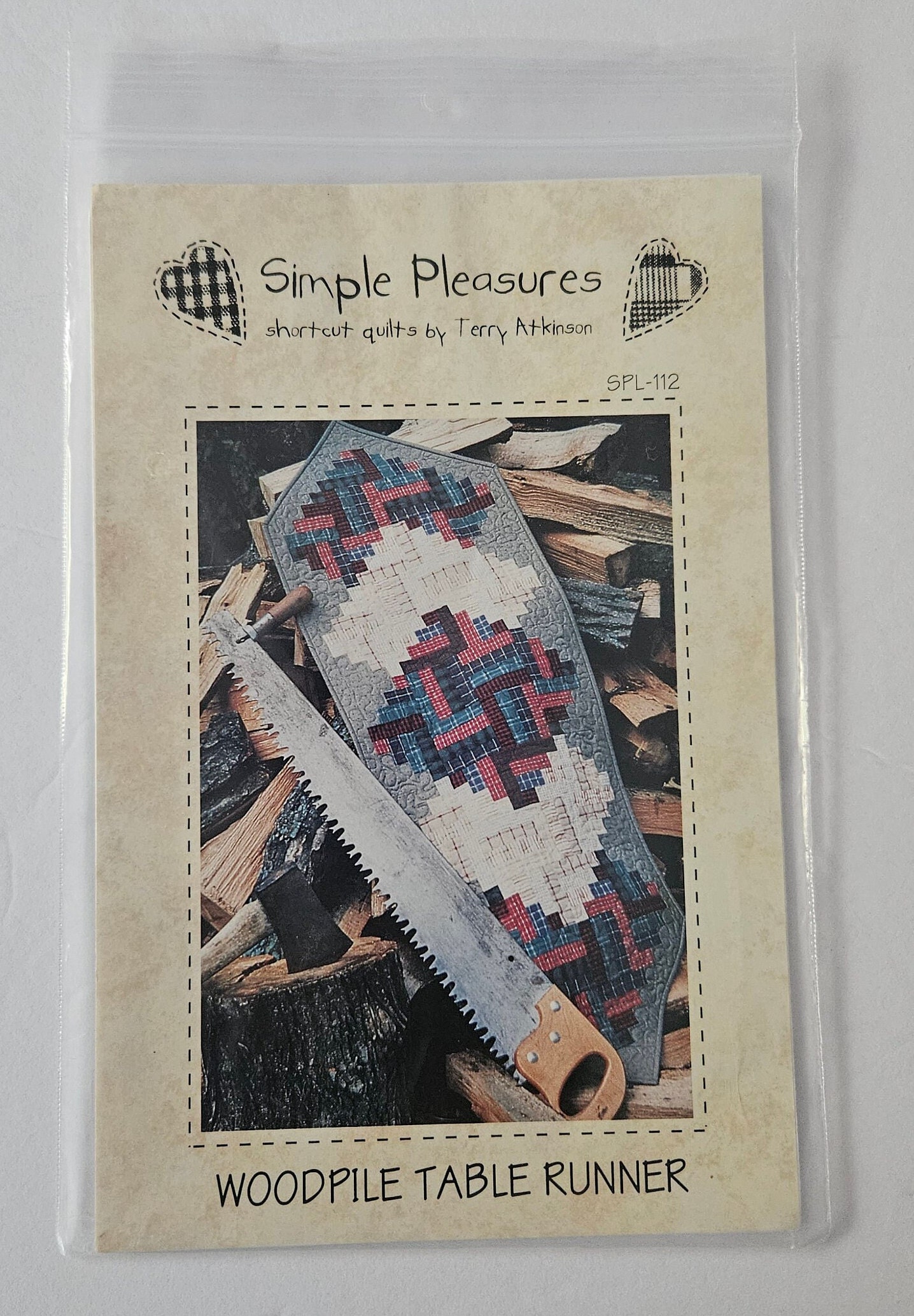 Pattern - Woodpile Table Runner Pattern, Physical Pattern - Etsy