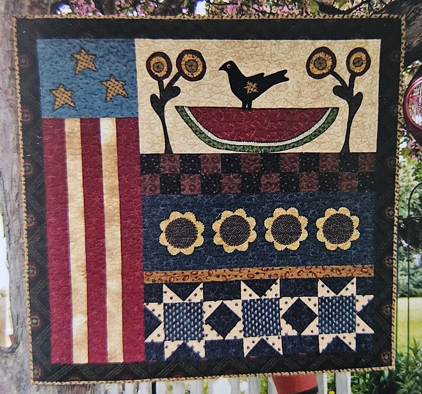 Pattern - A Slice of Summer Quilt/wall Hanging Pattern, Physical ...