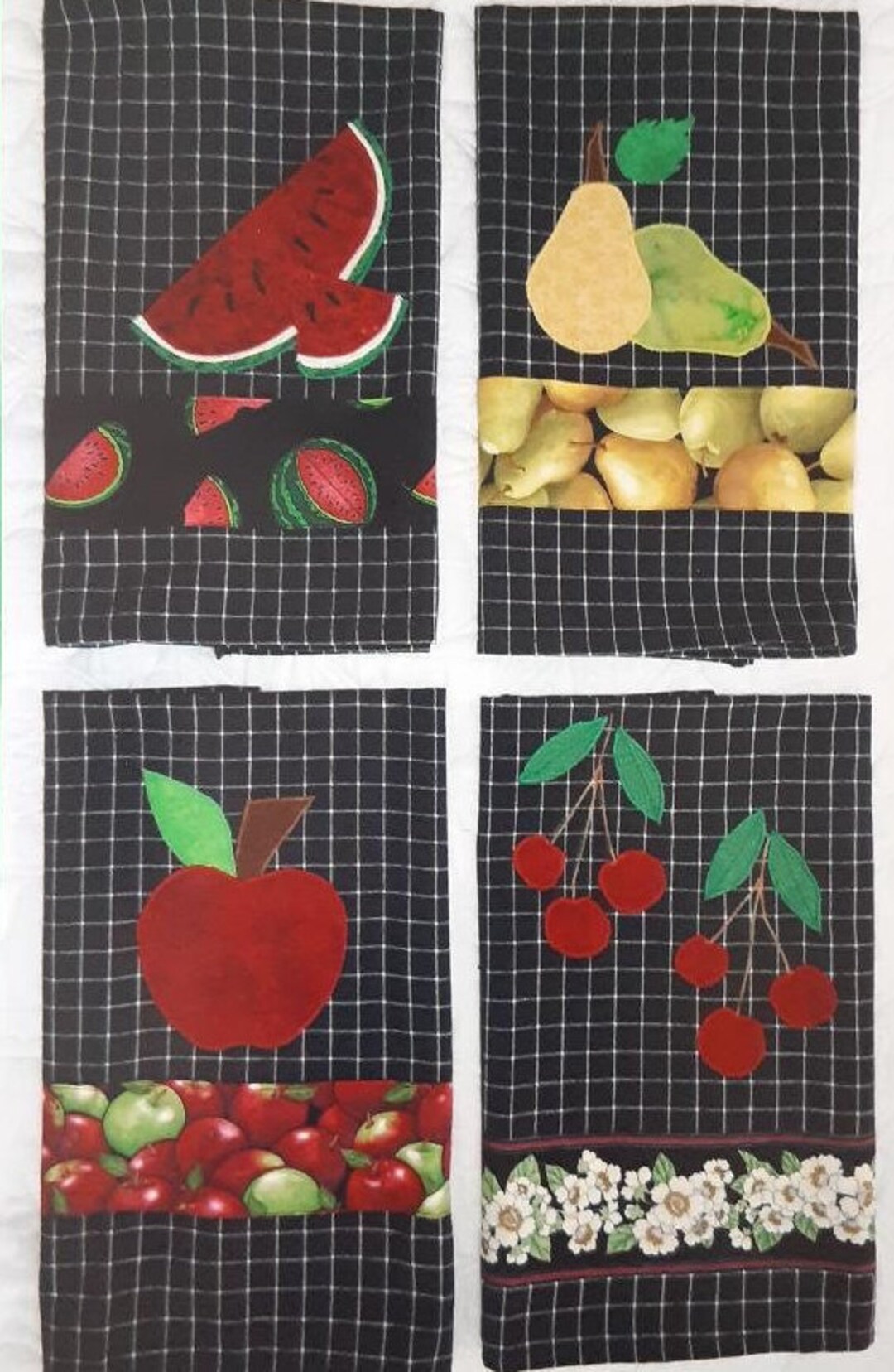 Pattern - Fruit Basket Pattern, Applique Pattern, Physical Pattern - Etsy
