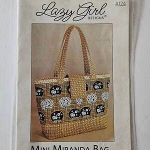 Pattern - Mini Miranda Bag Pattern, Physical Pattern - Etsy