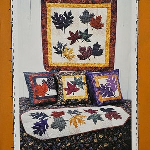 Pattern - Autumn in New England Quilt/pillow/table Runner Pattern ...