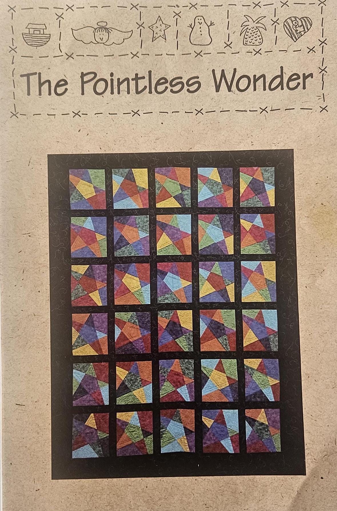 Pattern the Pointless Wonder Quilt Pattern, Physical Pattern - Etsy