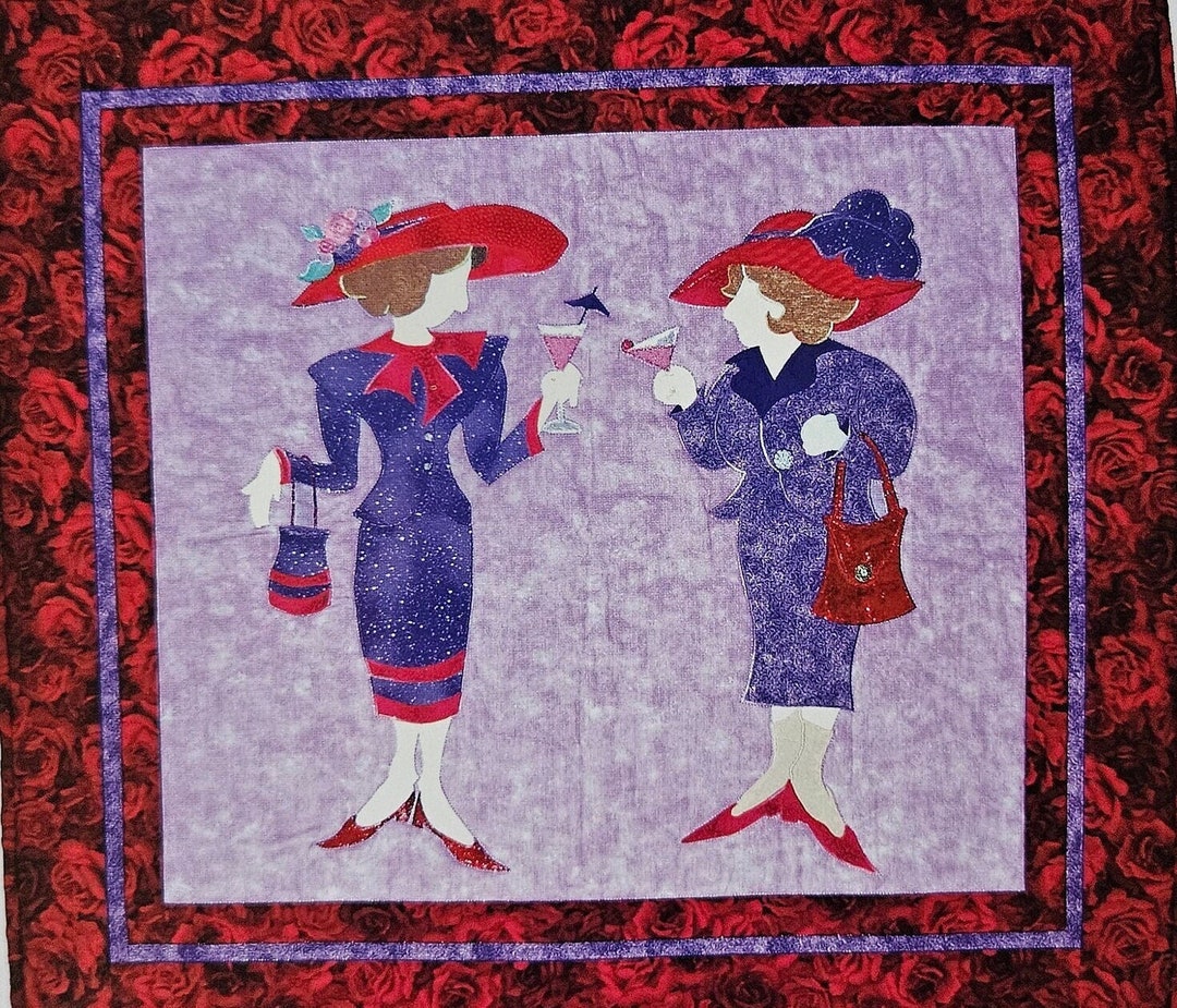 Pattern - Red Hat Divas Quilt Pattern, Physical Pattern - Etsy